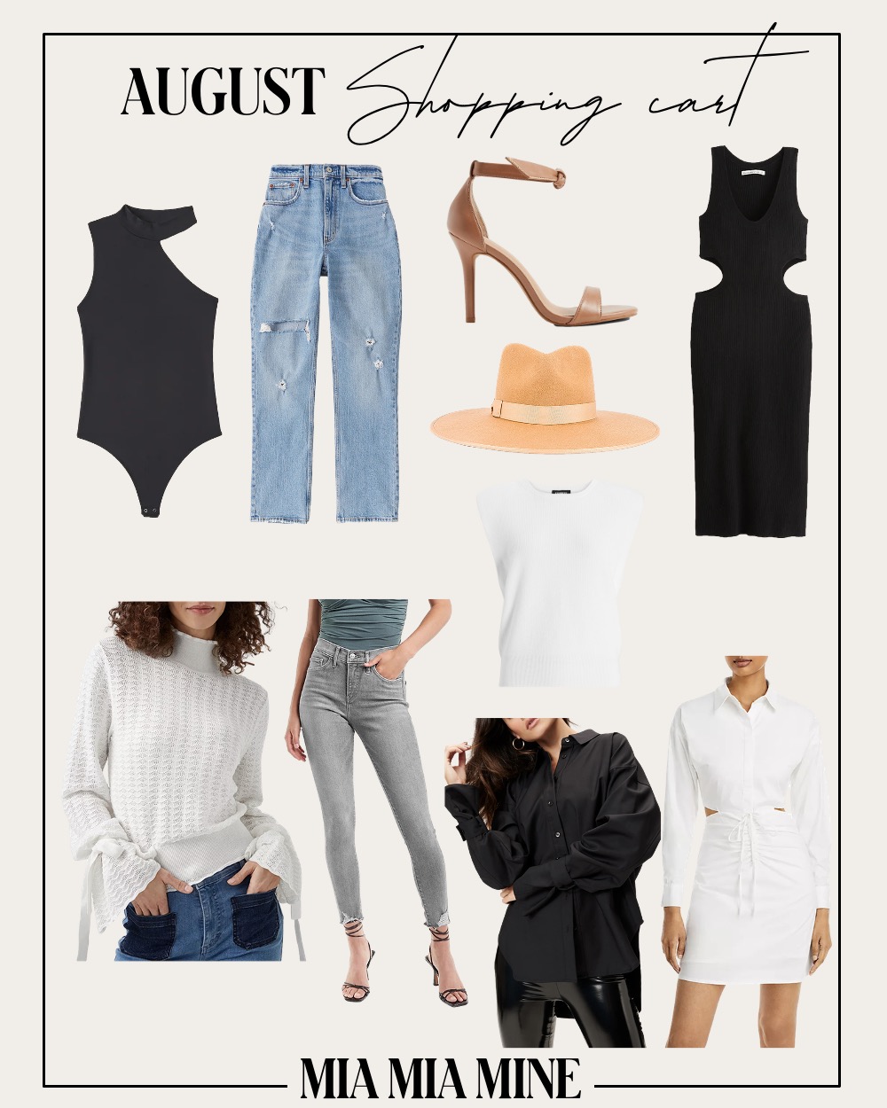 Monthly Shopping Guide: What to Buy in August - Mia Mia Mine