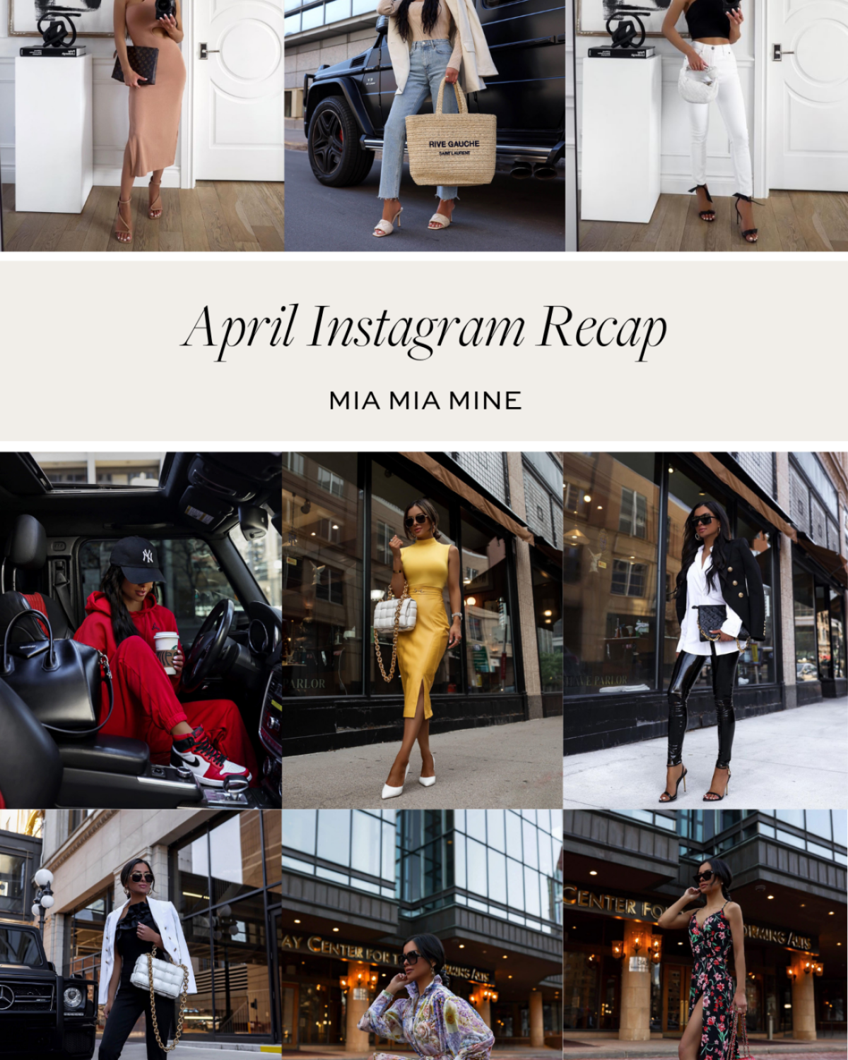 April Instagram Recap - Mia Mia Mine