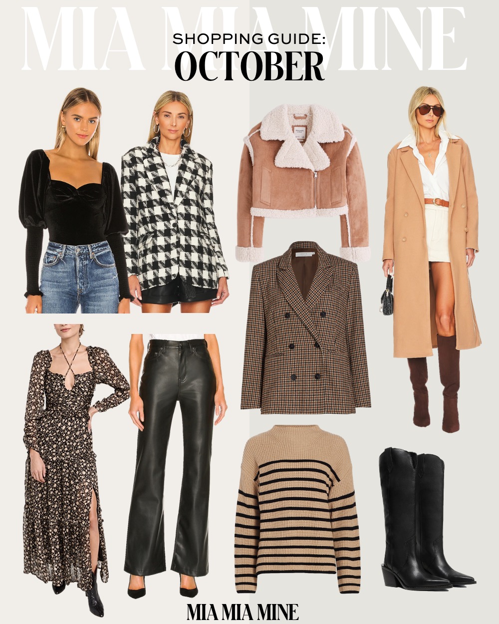 Monthly Shopping Guide: What to Buy in October - Mia Mia Mine