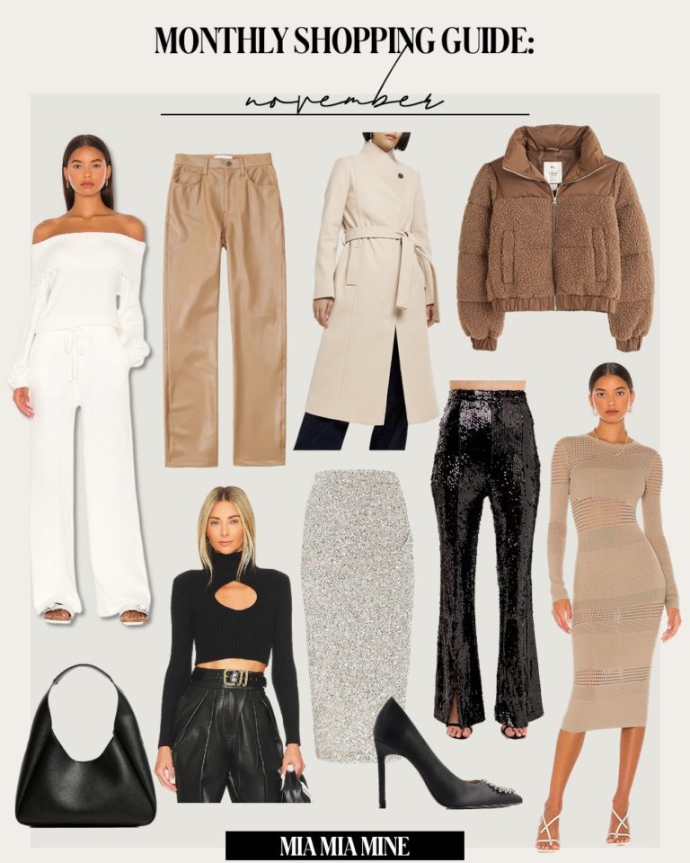 Monthly Shopping Guide: What to Buy in November - Mia Mia Mine