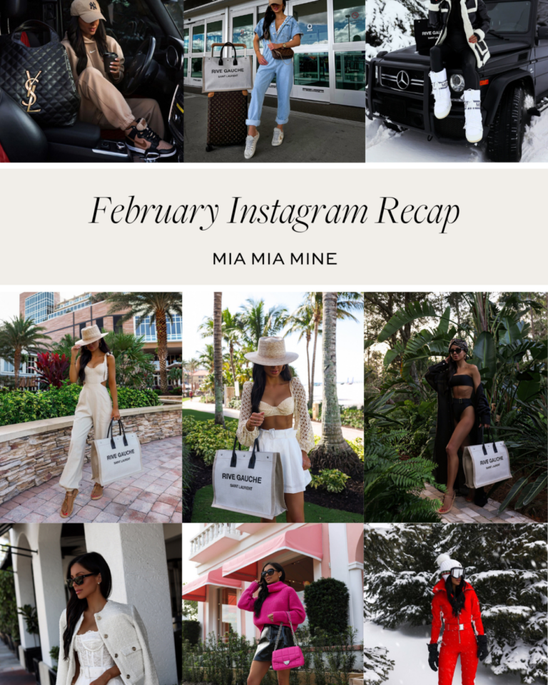 February Instagram Recap - Mia Mia Mine