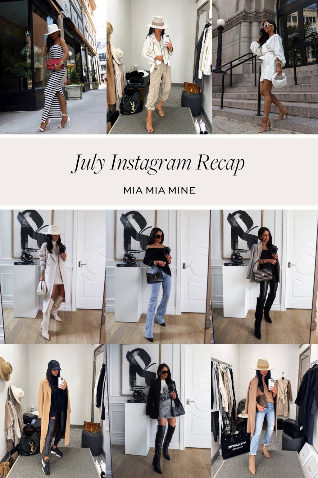 July Instagram Recap - Mia Mia Mine