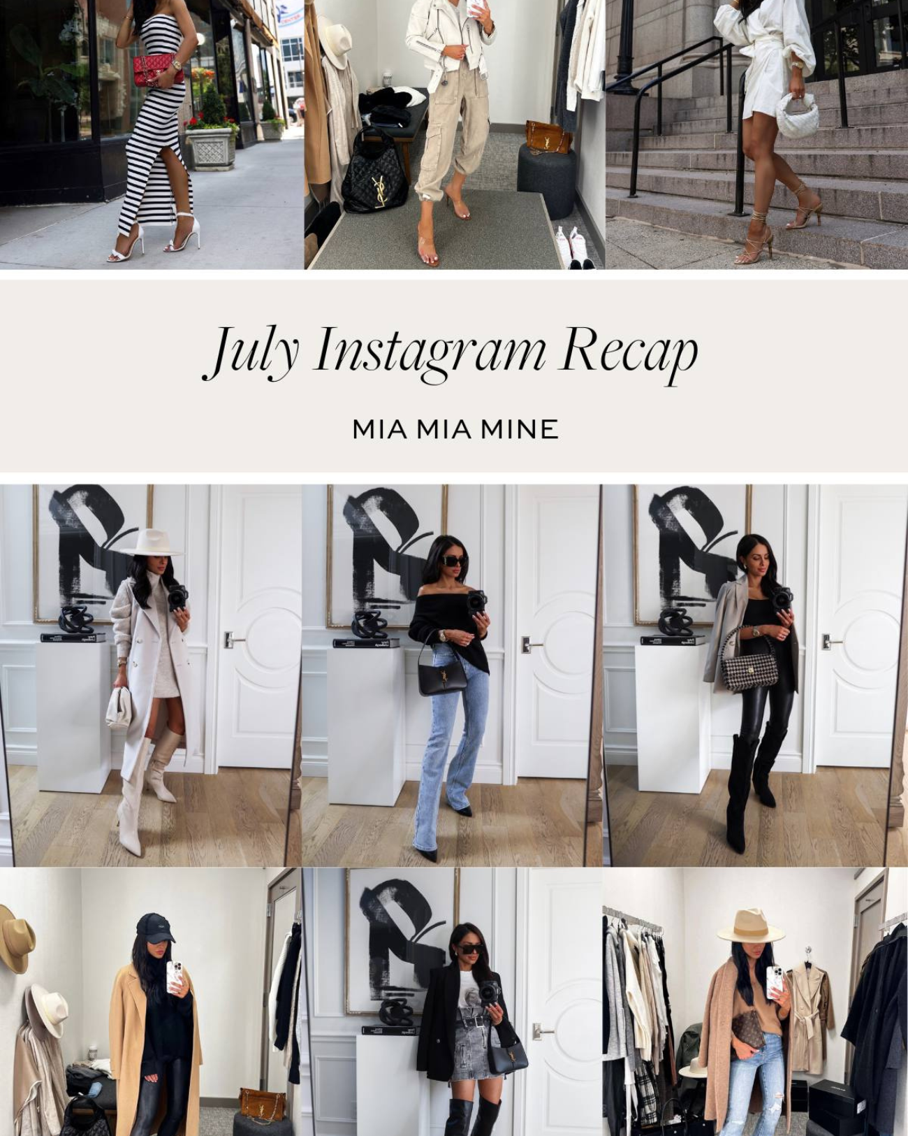 July Instagram Recap - Mia Mia Mine