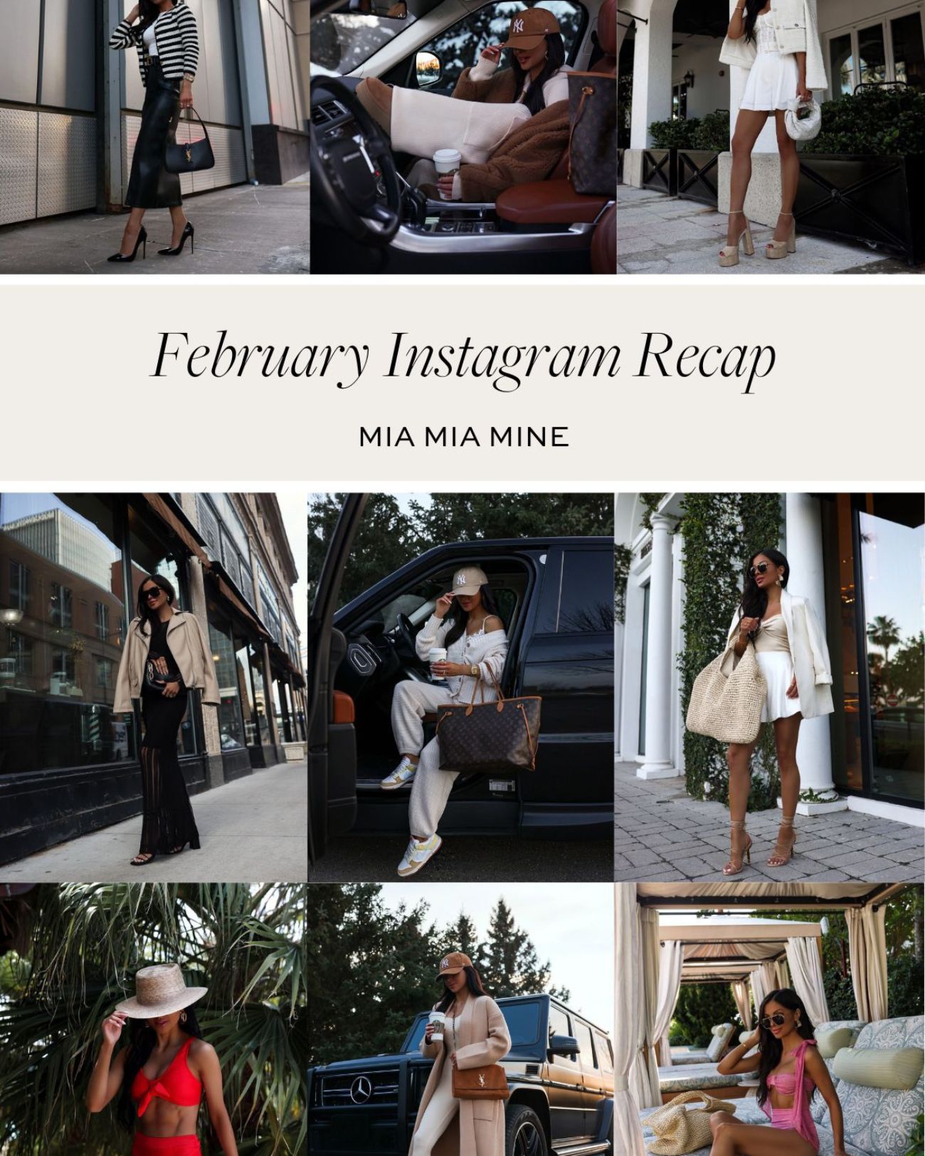 February Instagram Recap - Mia Mia Mine