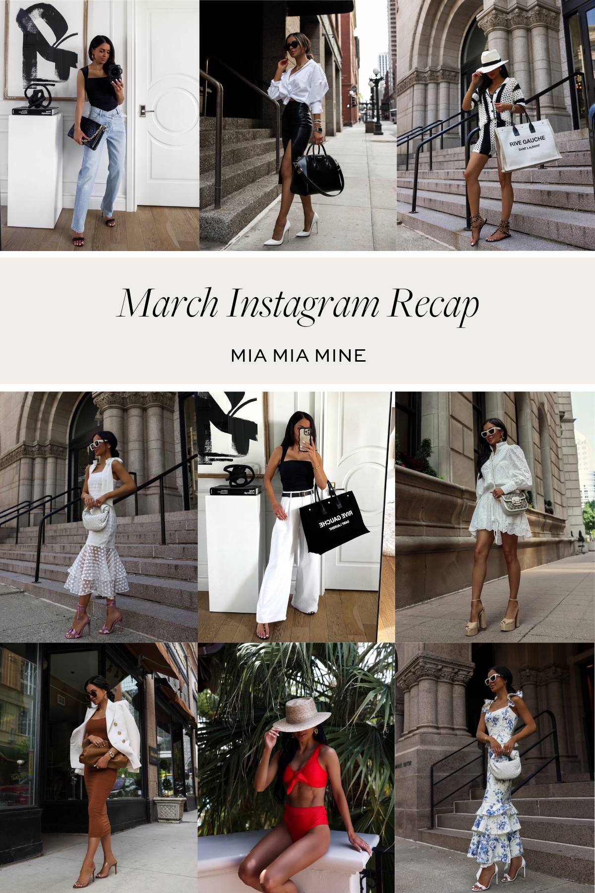 March Instagram Recap - Mia Mia Mine
