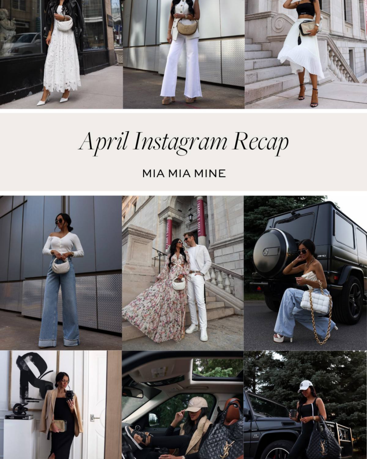 April Instagram Recap - Mia Mia Mine