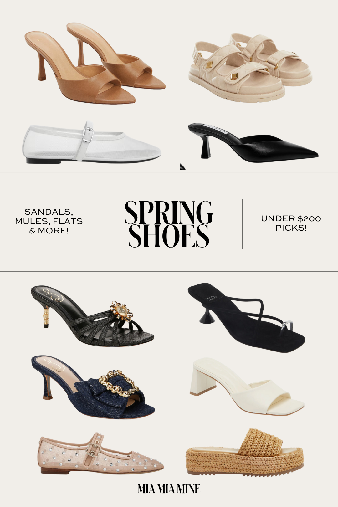 7 Major Shoe Trends of Spring 2024 - Mia Mia Mine