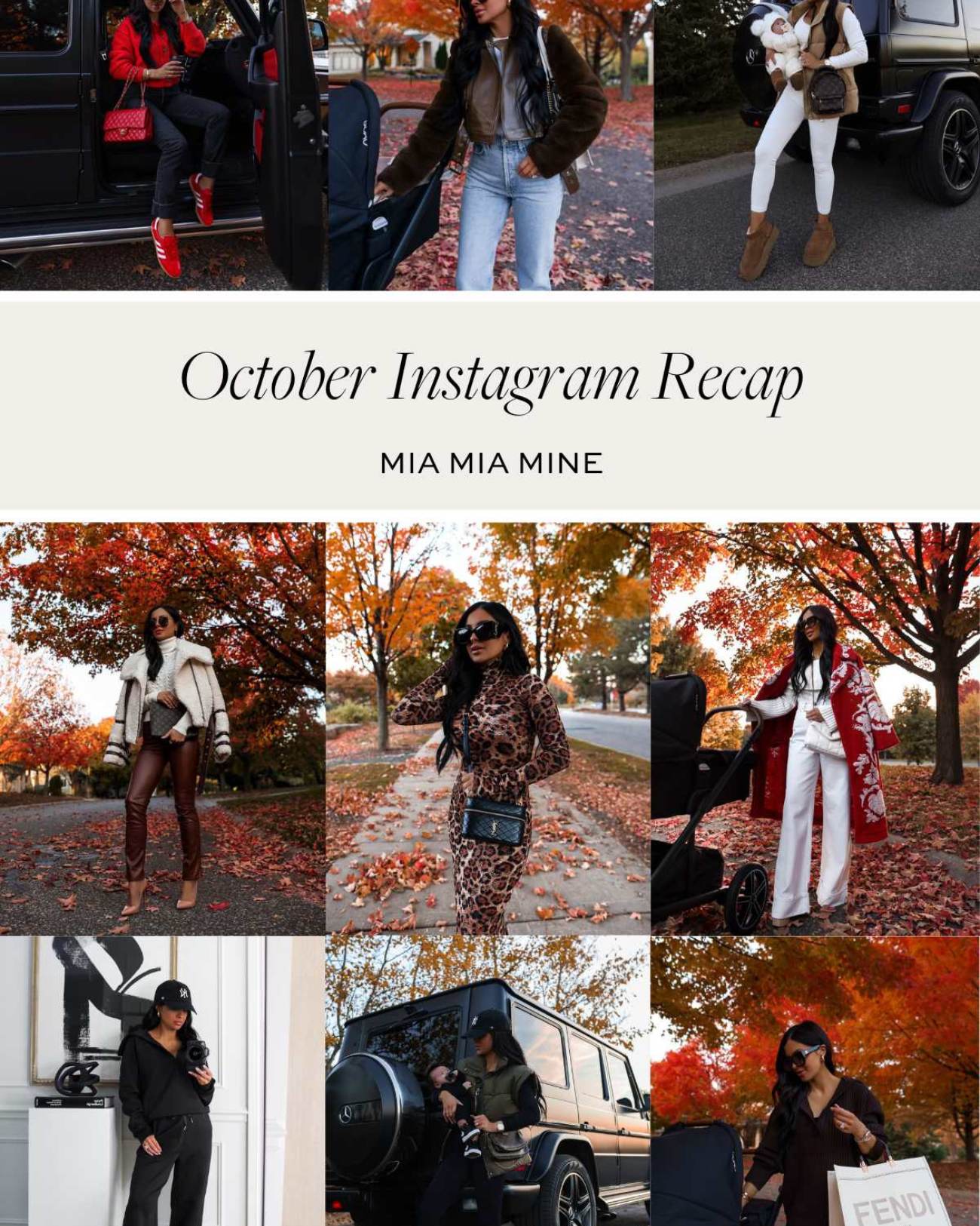 October Instagram Recap - Mia Mia Mine