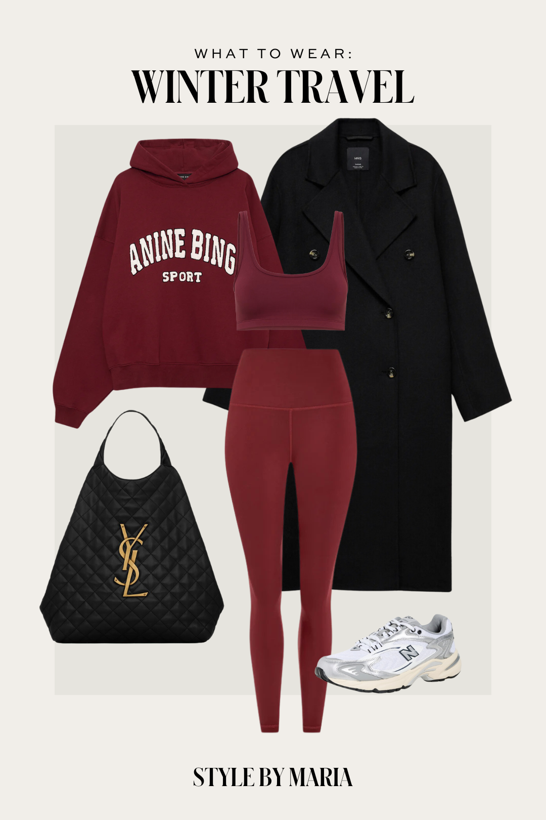 Styled By Maria: Winter Airport Outfits - Mia Mia Mine