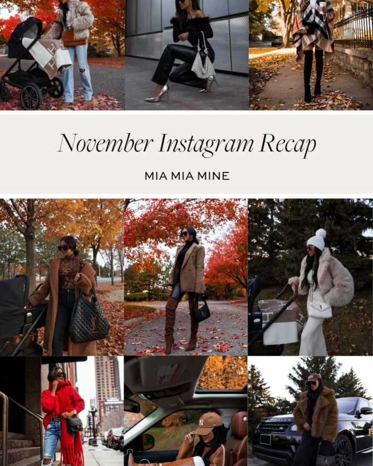 November Instagram Recap - Mia Mia Mine