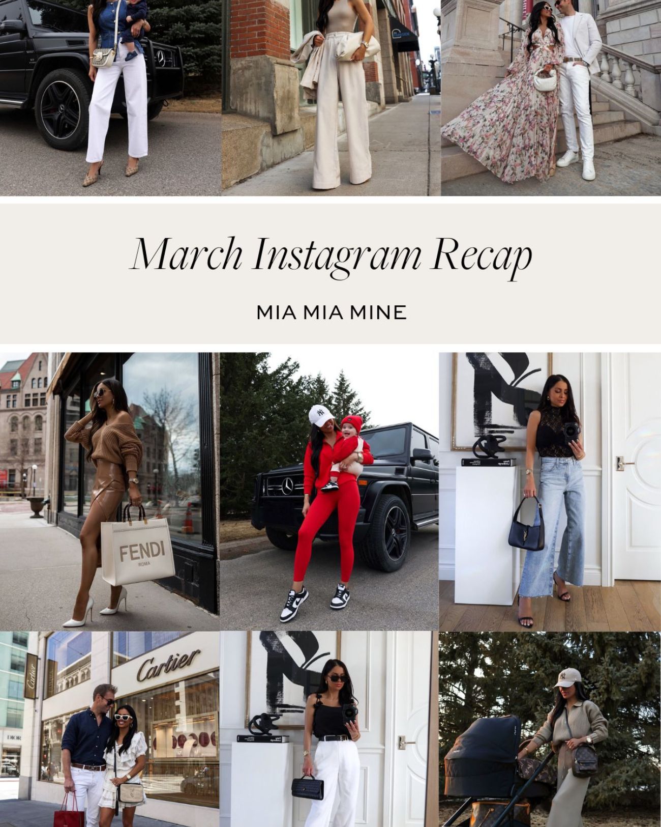 March Instagram Recap - Mia Mia Mine