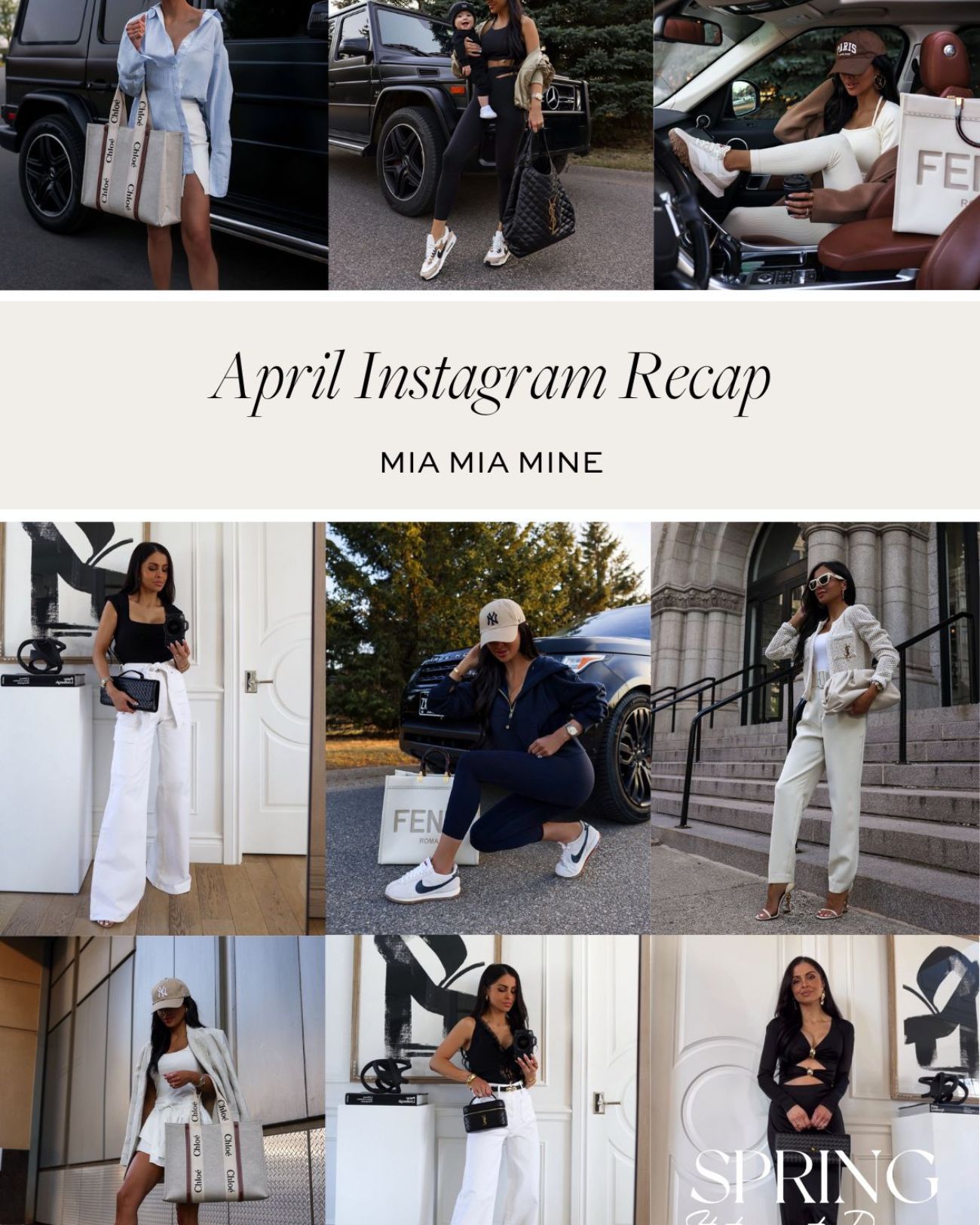 April Instagram Recap - Mia Mia Mine